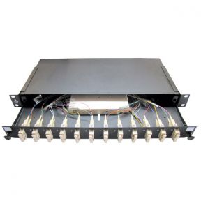 Kit Tiroir optique 12 ports SC duplex Multimode équipé de 24 pigtails ...